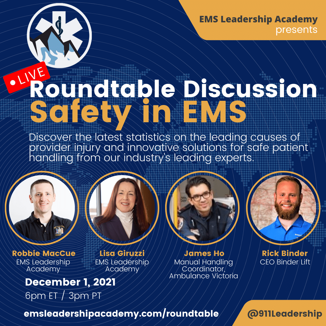 Roundtable: Safety in EMS with Rick Binder and James Ho - EMS ...